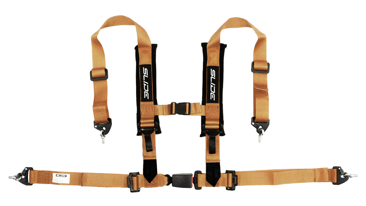 SLIDE | Racing seat belts Slide V2 GOLD 4P 2" E4